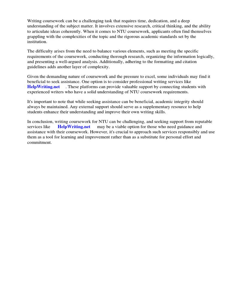 Ntu Coursework Application Status | PDF | Science