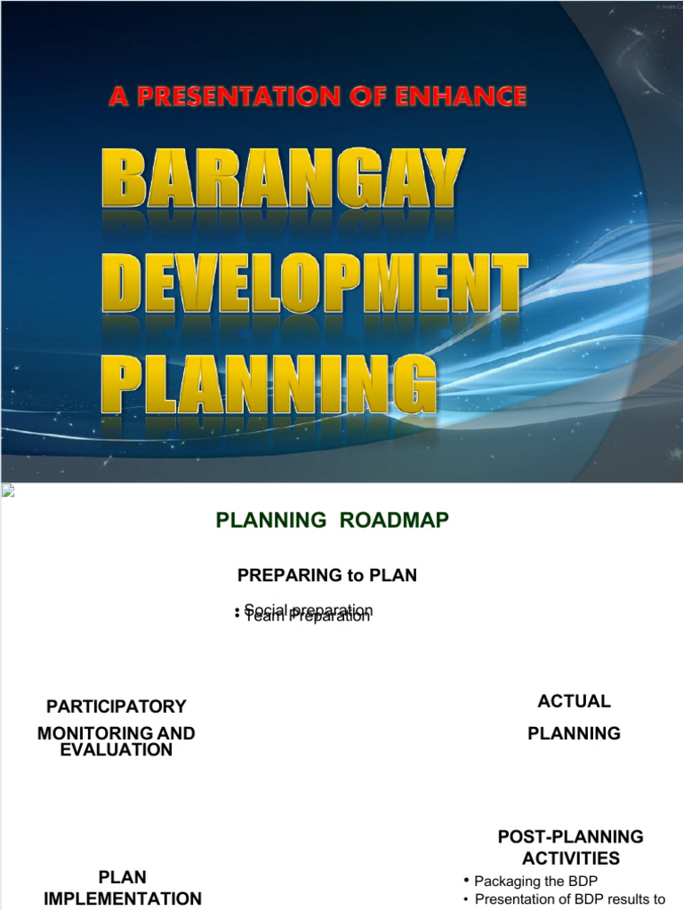 Vdocument - in Barangay Development Plan Presentation | PDF ...