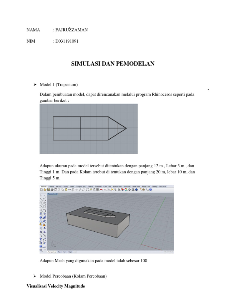 Fajruzzaman - d031191091 - Tugas Simulasi Dan Permodelan | PDF