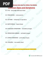 Medical Mnemonics for Common Conditions | PDF