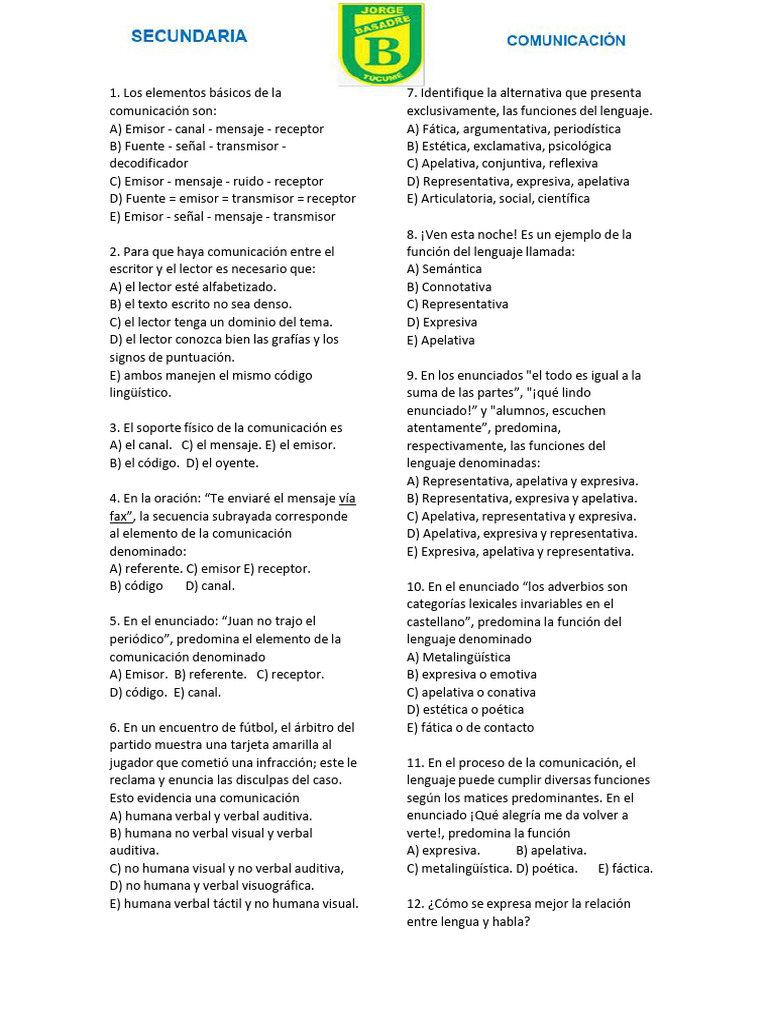 Prác 1 Comun - Funciones | PDF