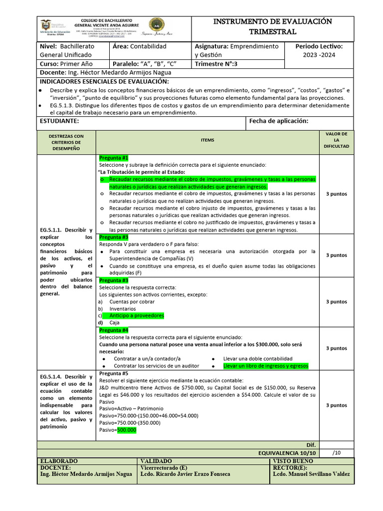 Emprendimiento Y Gestión Pdf Contabilidad Iniciativa Empresarial