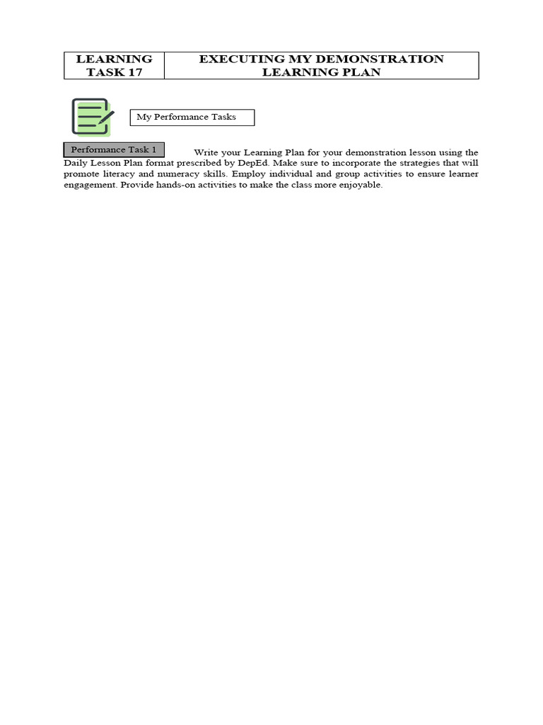 Learning Task 17 Pdf