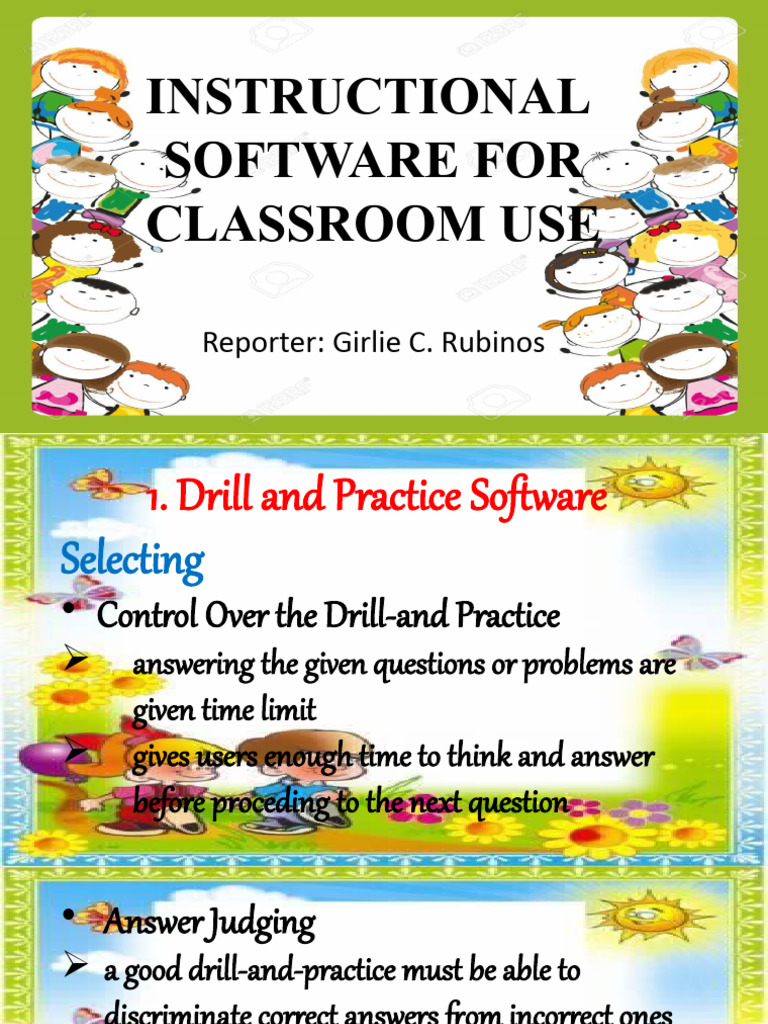 ..Instructional Software For Classroom Use Report | PDF | Simulation | Learning