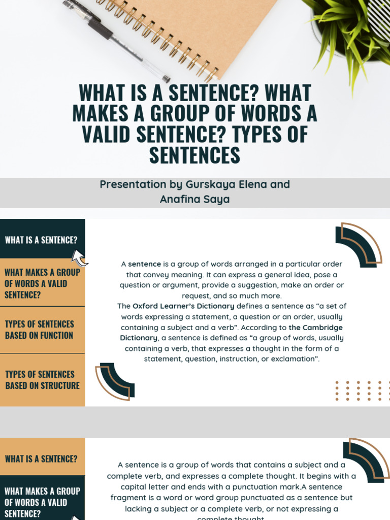 Types of Sentences | Download Free PDF | Sentence (Linguistics) | Clause