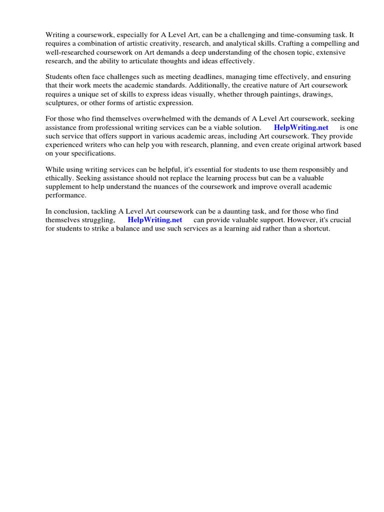 A Level Art Coursework Ideas | PDF | Drawing