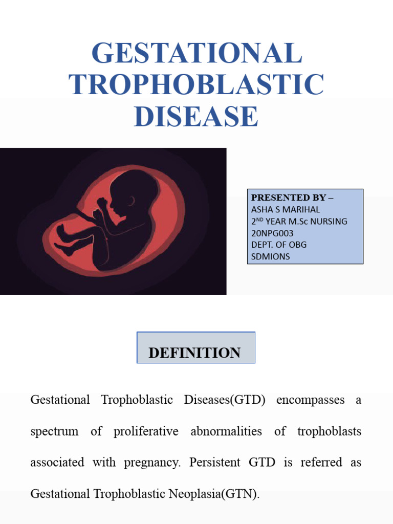 Gestational Trophoblastic Diseases | PDF
