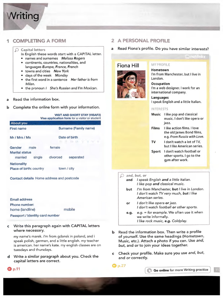 Writing - STR 113-117 | PDF