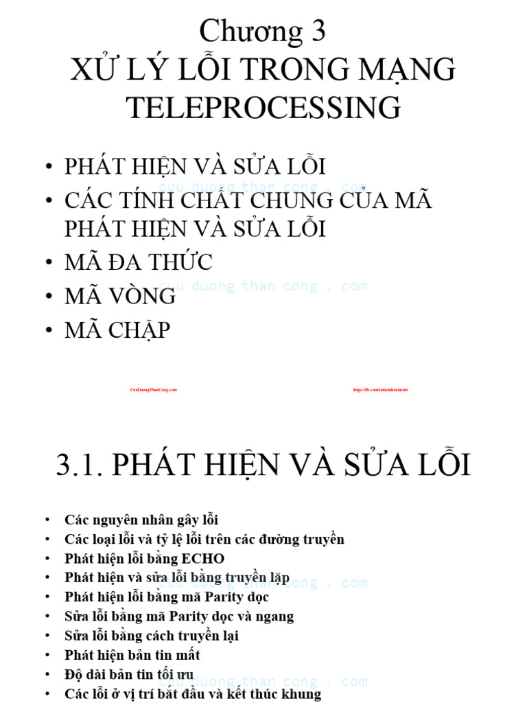 Truyen-So-Lieu-Va-Mang - Ngo-Van-Sy - Chuong-3 - Xu-Ly-Loi-Trong-Mang ...