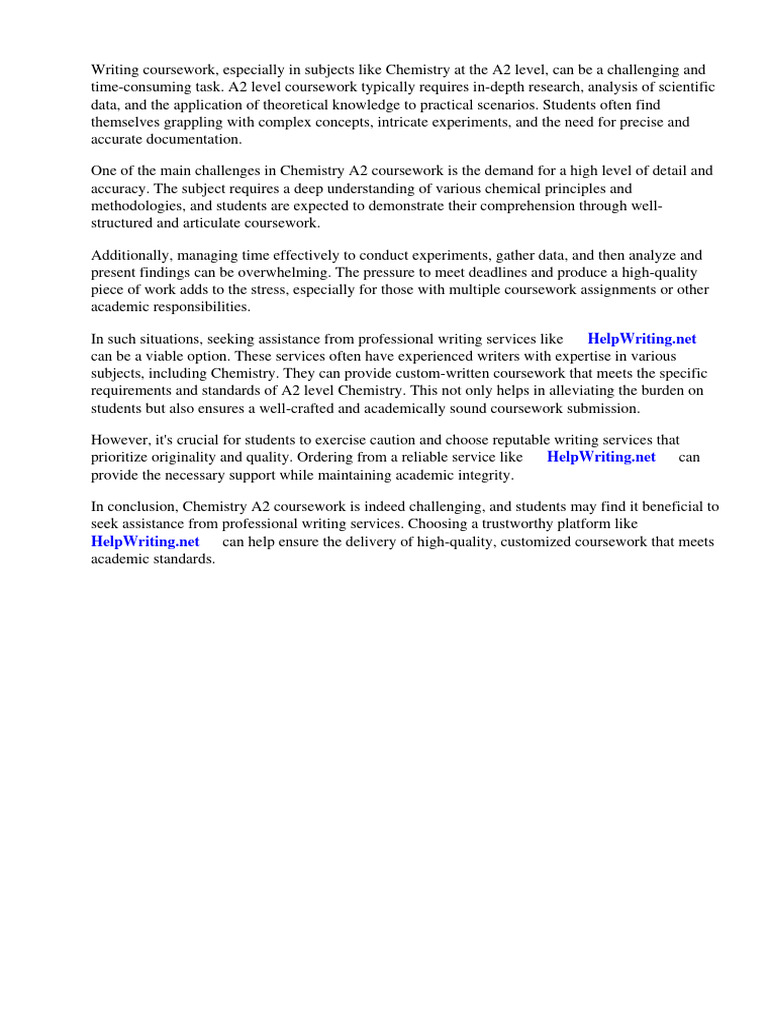 Chemistry A2 Coursework Help | PDF | Ph | Chemical Equilibrium