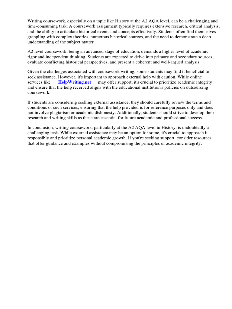 History Coursework A2 Aqa | PDF | Primary Sources | Historian