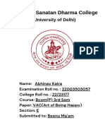 VAC - The Art of Being Happy Syllabus | PDF | Happiness | Well Being