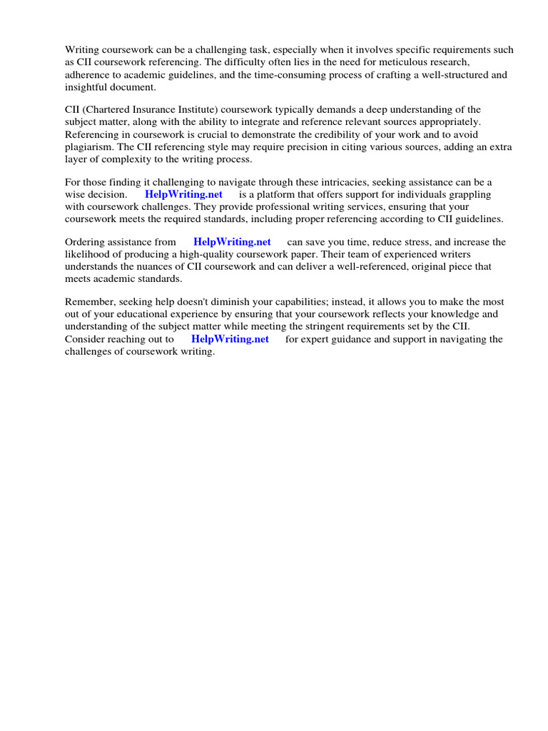 Cii Coursework Referencing | PDF | Information Literacy | Literacy