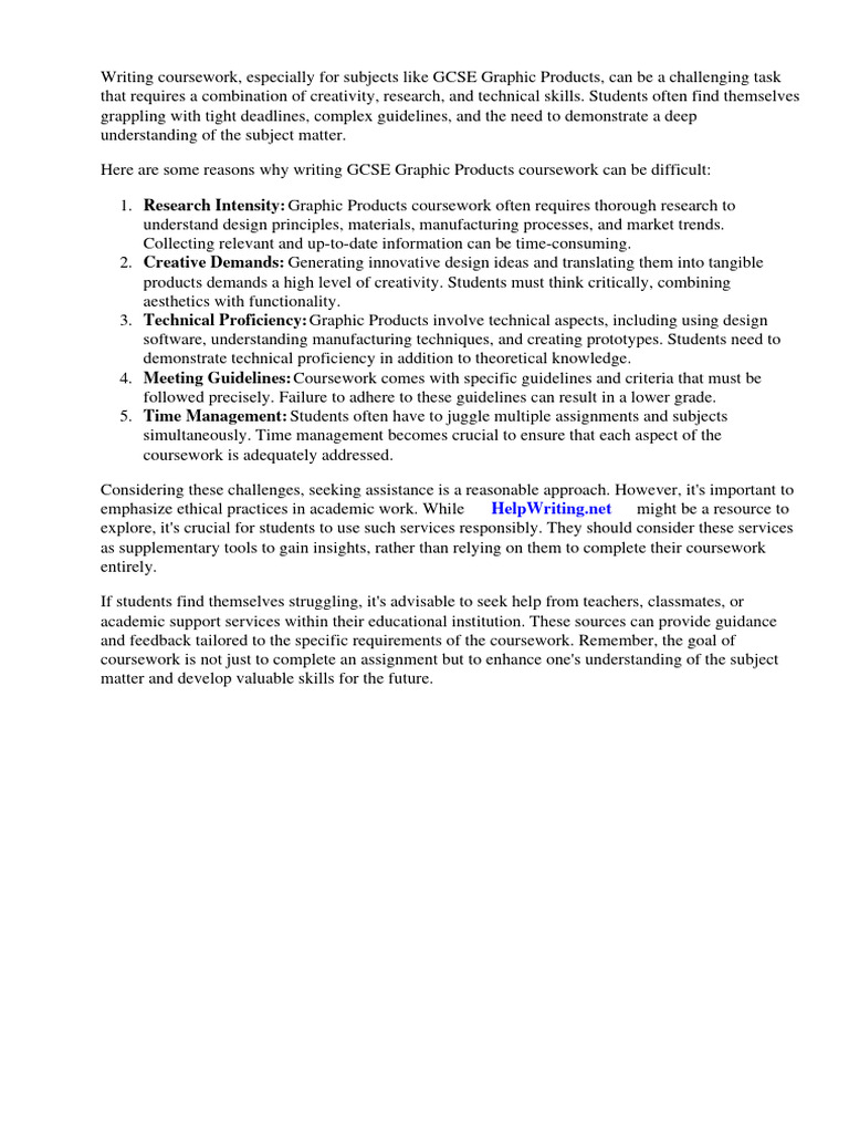 Gcse Graphic Products Coursework Ideas | PDF | Creativity | Design