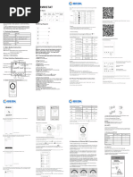 HTC-1 Clock & Humidity Manual | PDF
