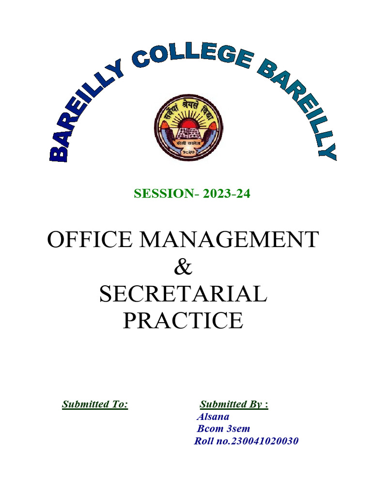 Office Management | PDF