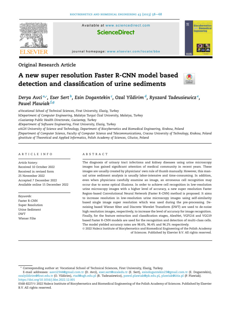 1 s2.0 S0208521622001127 Main | Download Free PDF | Deep Learning | Accuracy And Precision