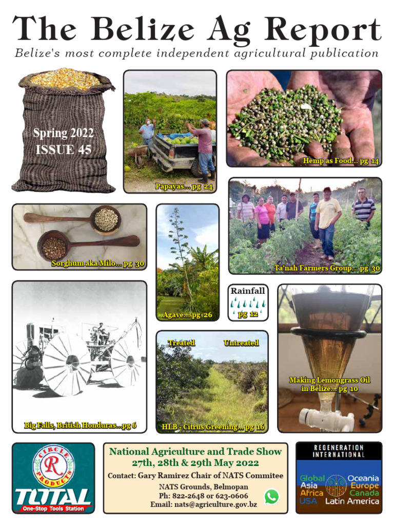 Belize Ag Report - Issue 45 Spring 2022 | PDF