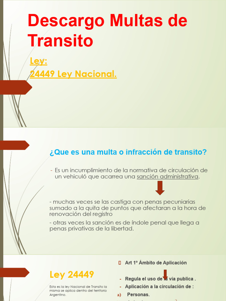 Descargo Multas de Transito | PDF