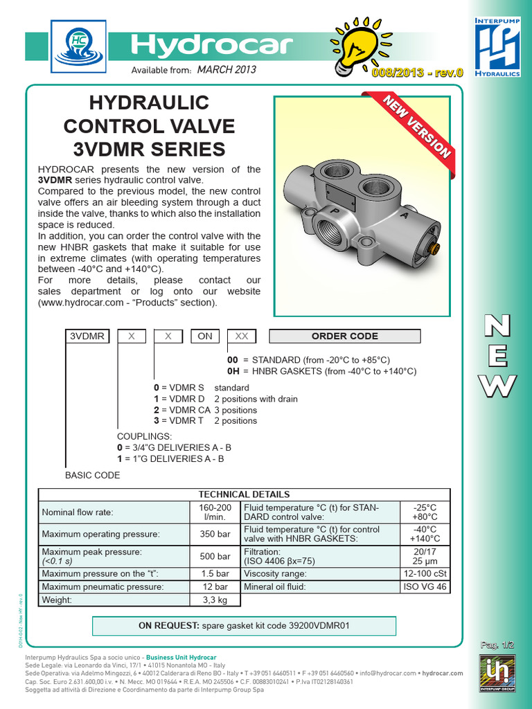 New 008 2013 Hy | PDF | Valve | Manufactured Goods
