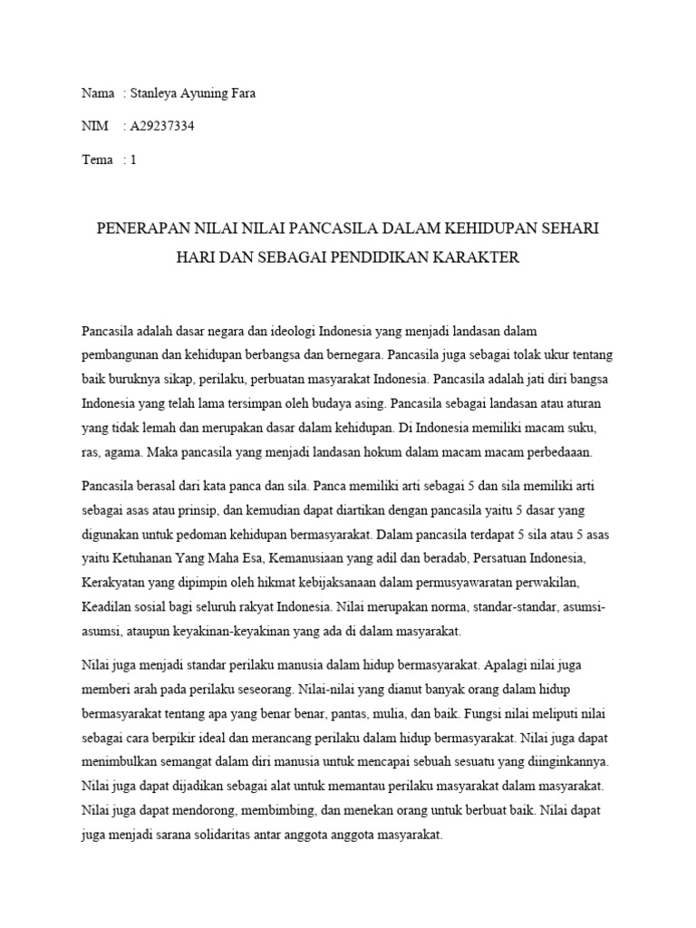 Essay Stanleya Ayuning Fara | PDF