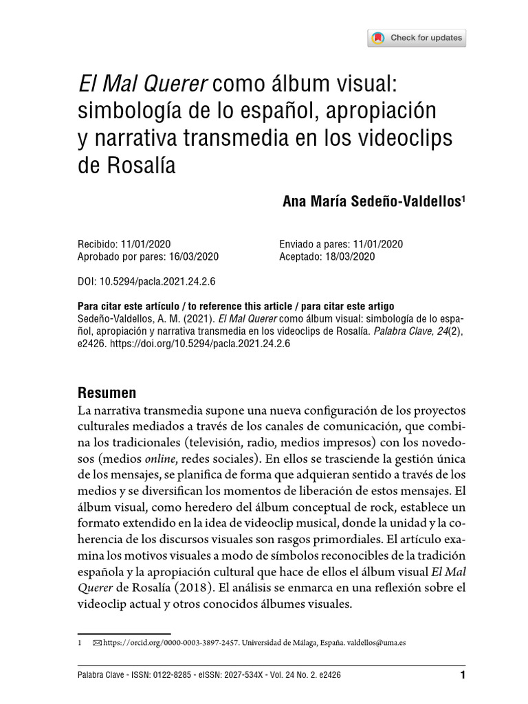 El Mal Querer: Álbum Visual y Simbología | PDF | Bailes | Arte de ...