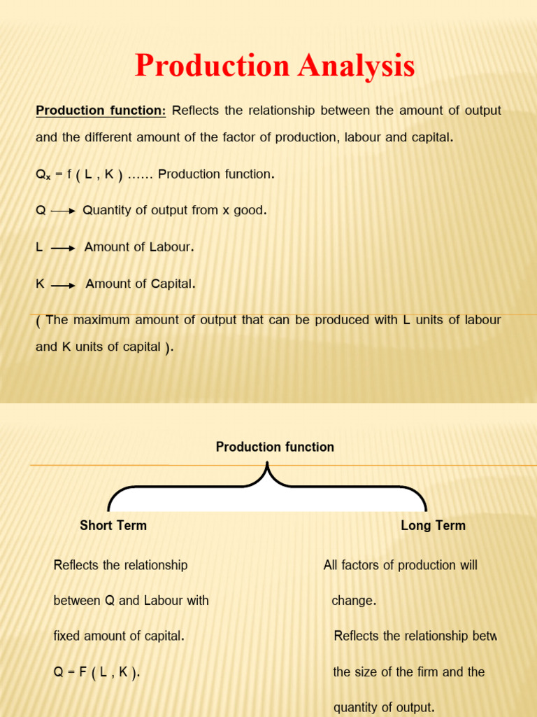 Production Analysis ch4 | PDF | Production Function | Labour Economics