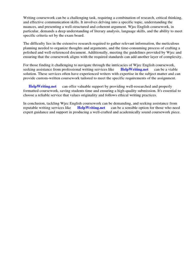 Wjec English Coursework Examples | PDF | Facebook | Essays