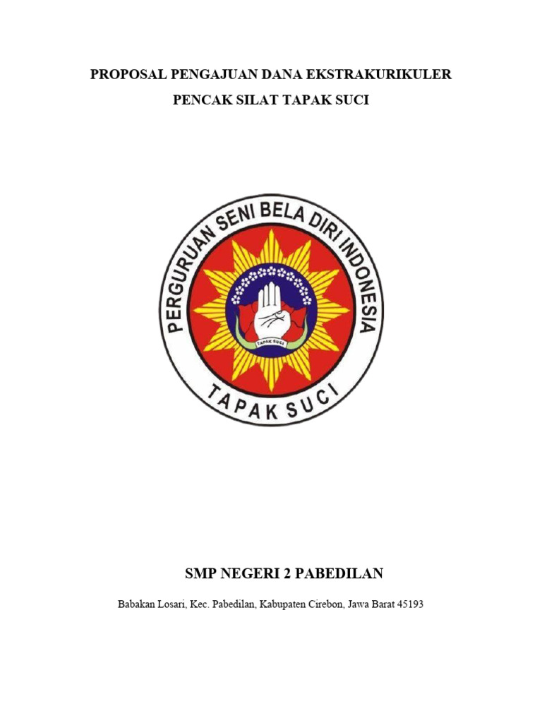 Proposal-Pengajuan-Dana Eskul Pencak Silat (NEVADA) | PDF