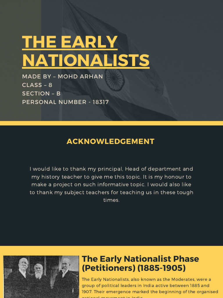 The Early Nationalists | PDF | British Raj | Mahatma Gandhi