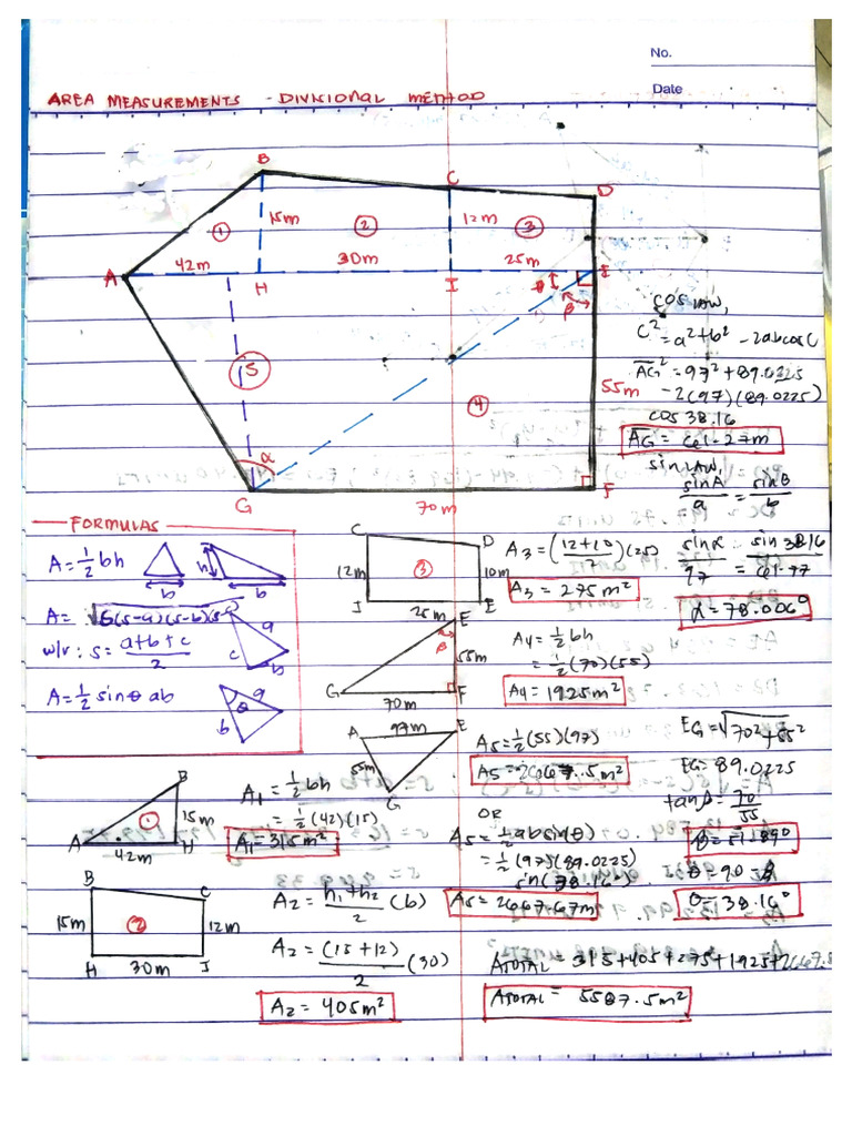 Area Measurements | PDF
