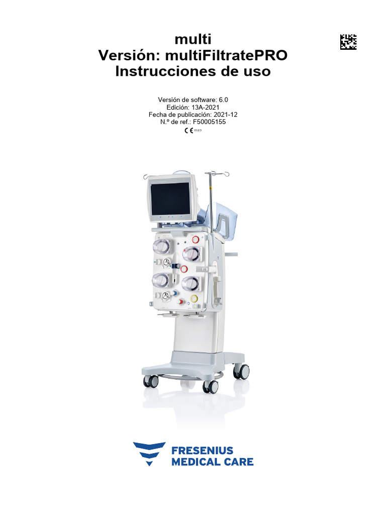 multiFiltratePRO IFU | PDF | Especialidades Medicas | Medicina CLINICA