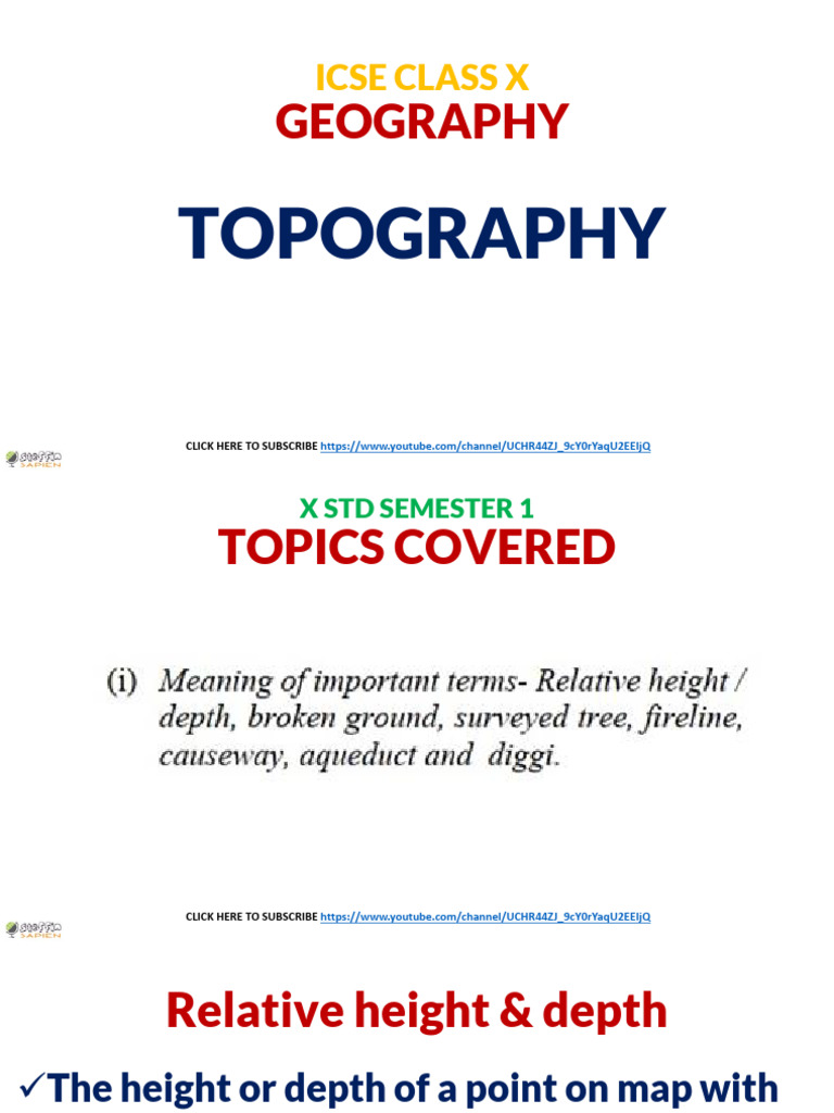 Topography Part 5 | PDF | Physical Geography | Earth Sciences