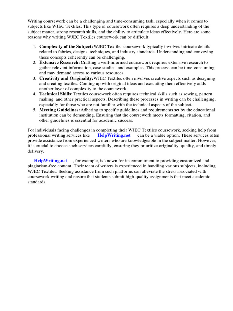 Wjec Textiles Coursework Examples | PDF | Dyeing | Textiles