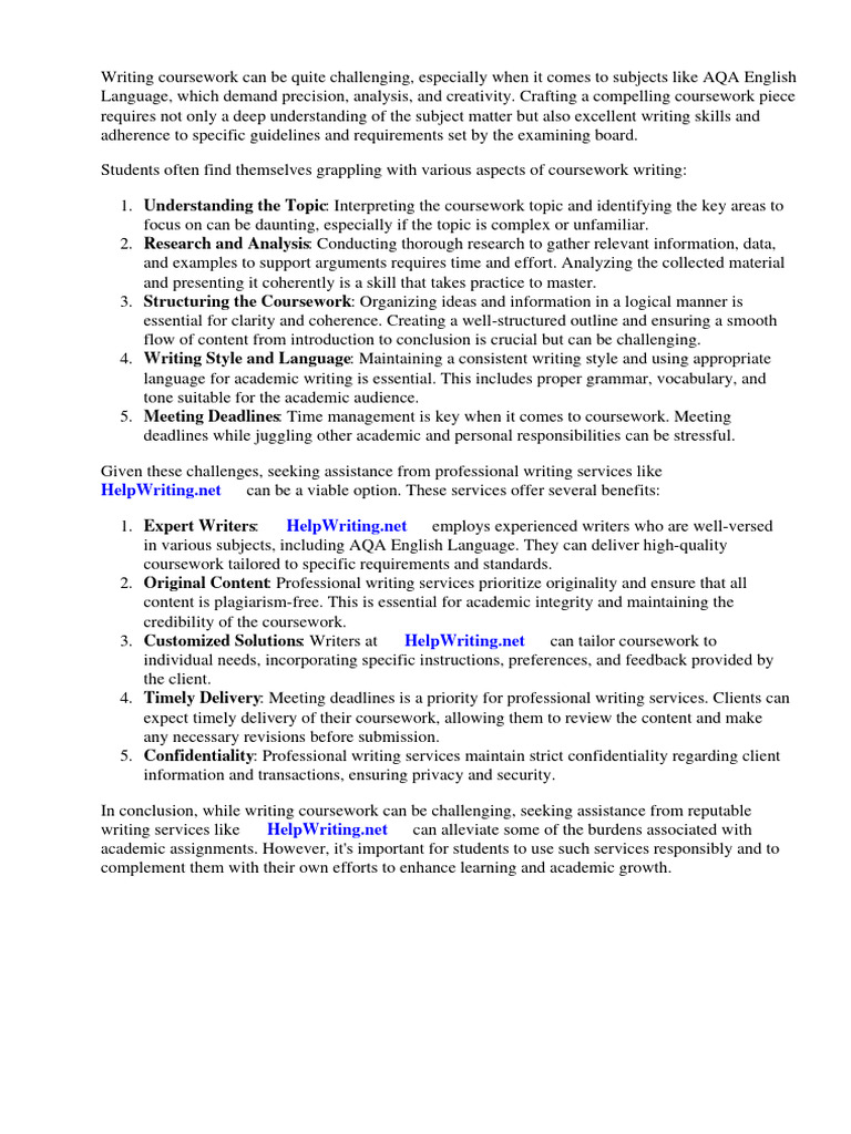 Aqa English Language Coursework Examples | PDF | Linked In | Facebook