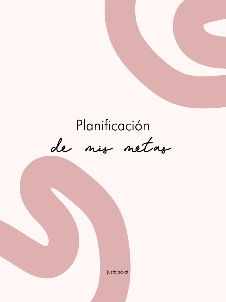 Planificador de Metas Mensual Ry7xwq | PDF