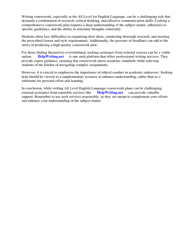 As Level English Language Coursework Plan | PDF | A Doll's House