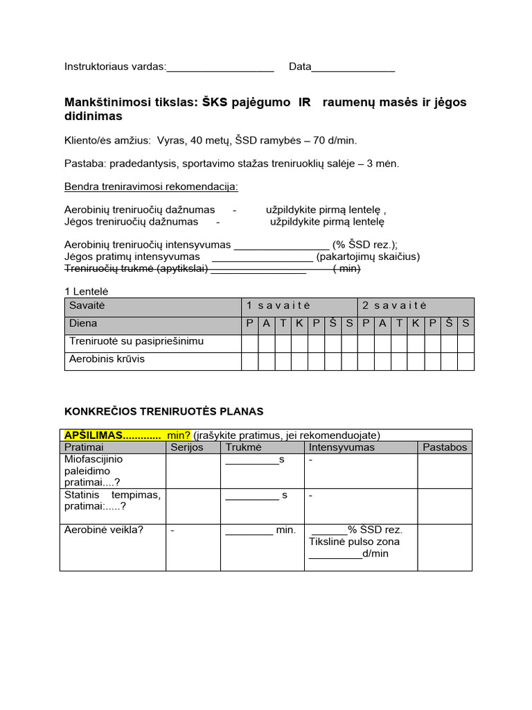 2 Namų Darbas - Šks Ir Raumenys Redaguotas | PDF