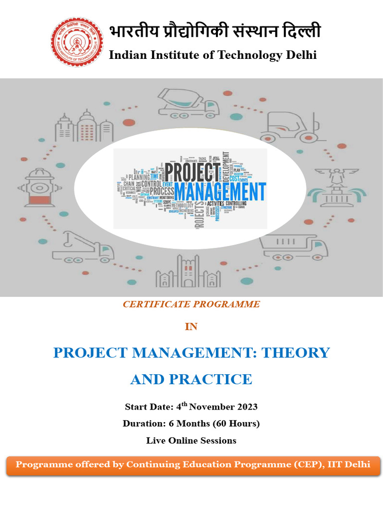 Brochure - Project Management - Theory & Practice | Download Free PDF ...