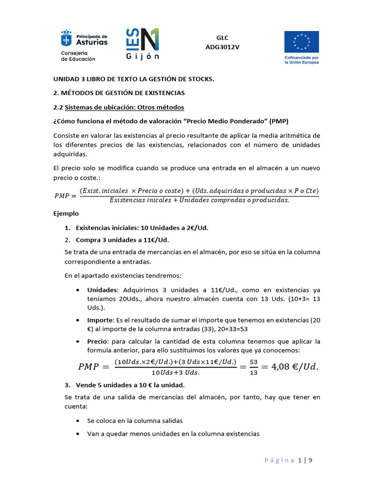 Ampliacion Tema 3 Logistica | PDF