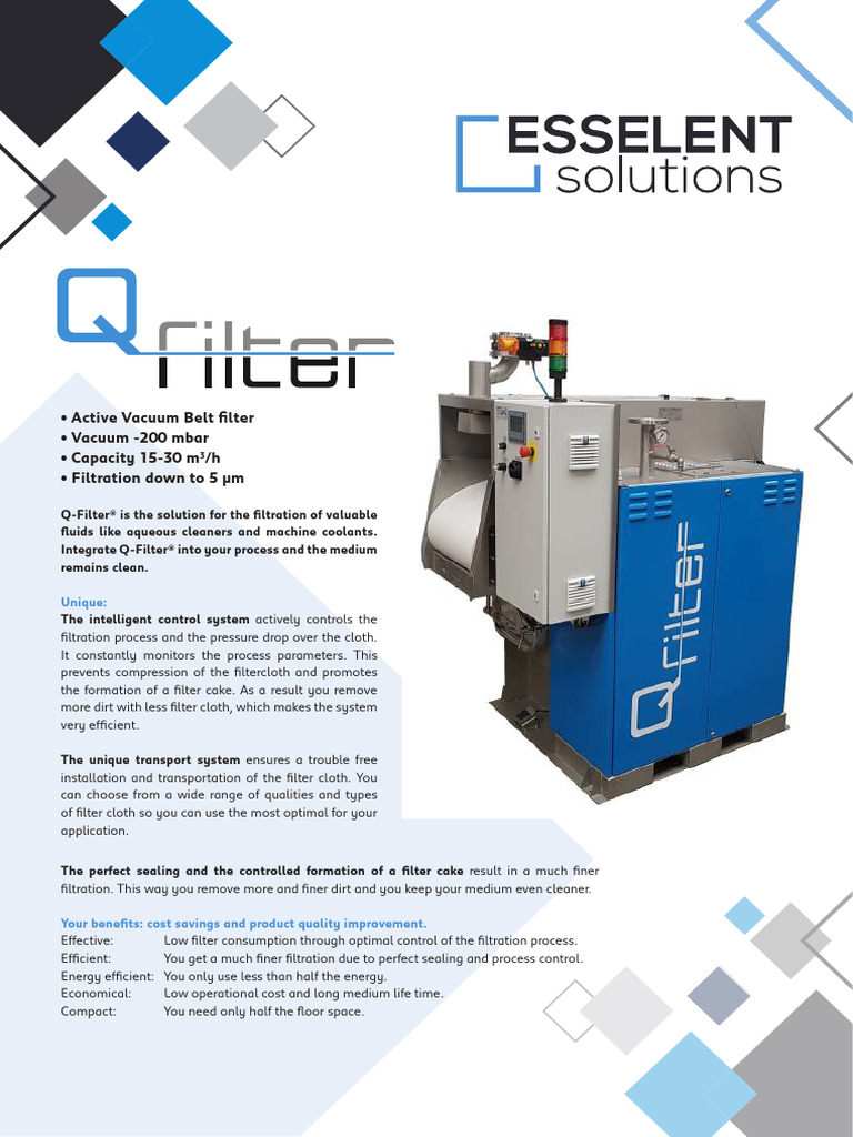 Q-Filter-ENG | PDF | Filtration | Pump