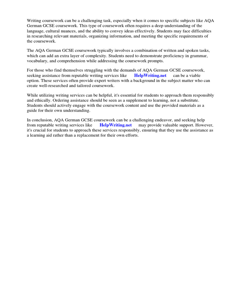 Aqa German Gcse Coursework | Download Free PDF | Http Cookie | Facebook