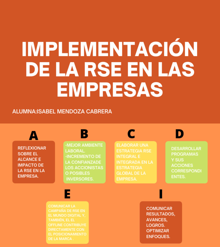Implementación de La Rse | PDF