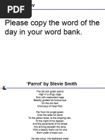 The Cockroach by Kevin Halligan | PDF | Poetry