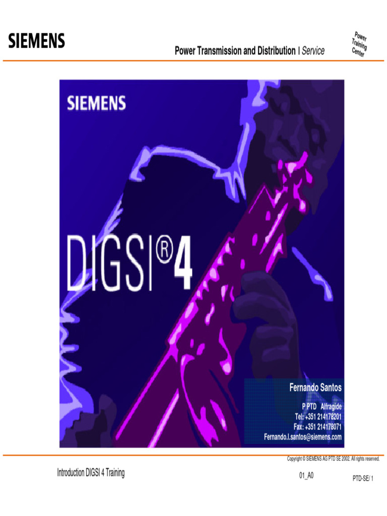 Treinamento DIGSI | PDF | Eletrônicos | Tecnologia da Informação e ...