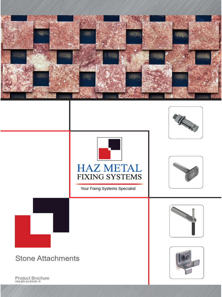 Stone Panel Undercut Attachment Systems | PDF