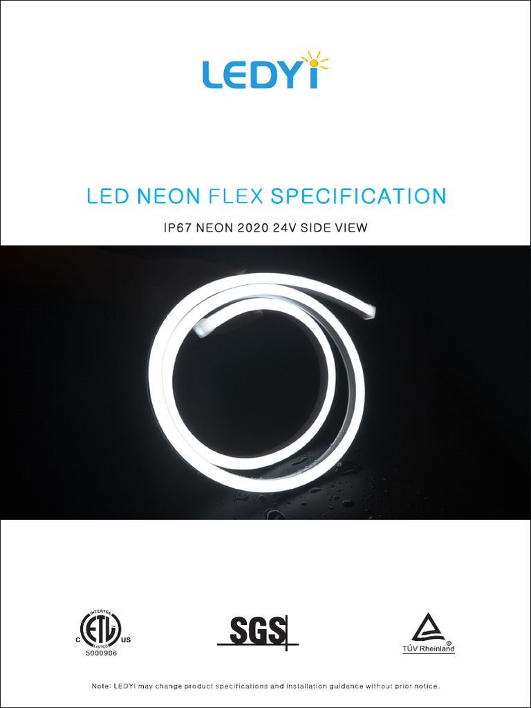 Silicone Neon NS S2020 Specification | PDF