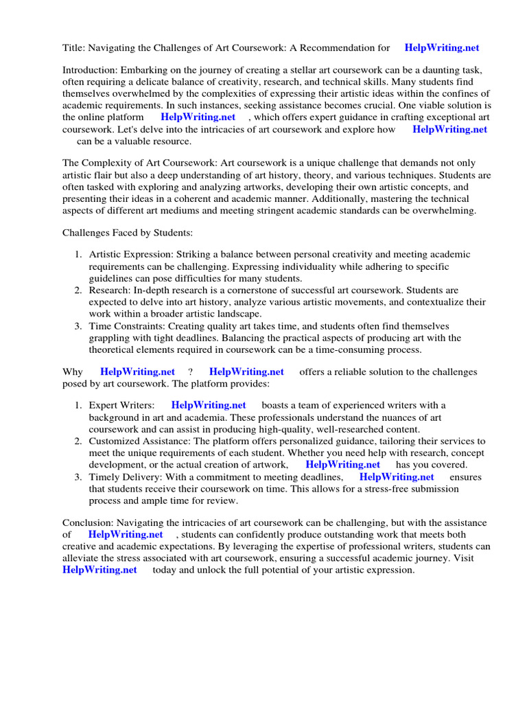 How To Do Good Art Coursework | Download Free PDF | Drawing | Pencil