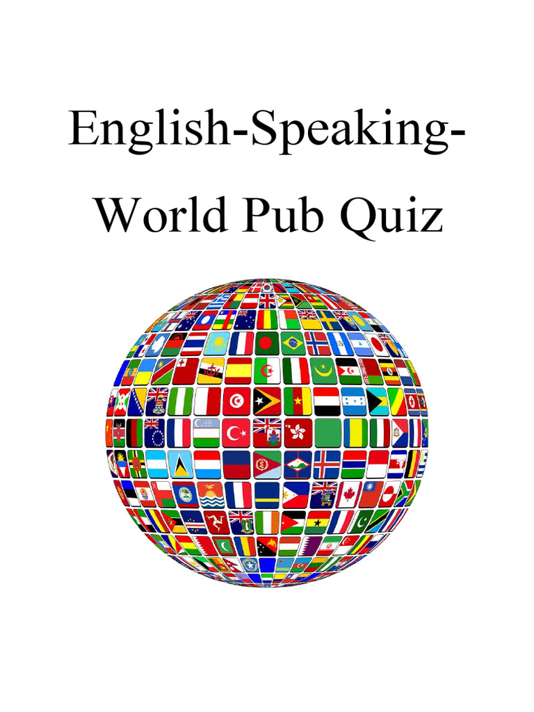 The World Speaks English Pub Quiz | PDF
