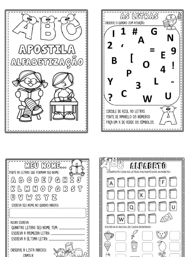APOSTILA ALFABETIZAÇÃO Vol.2 | PDF